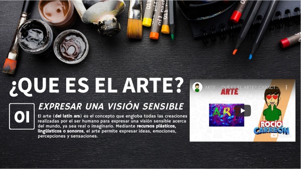¿QUÉ ES EL ARTE? | Genially