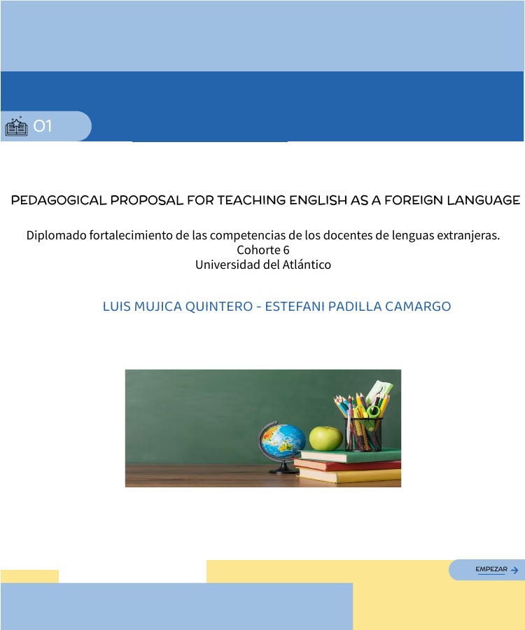 Pedagogical proposal | Genially