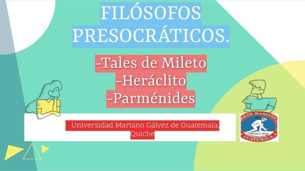 Filósofos Presocráticos | Genially