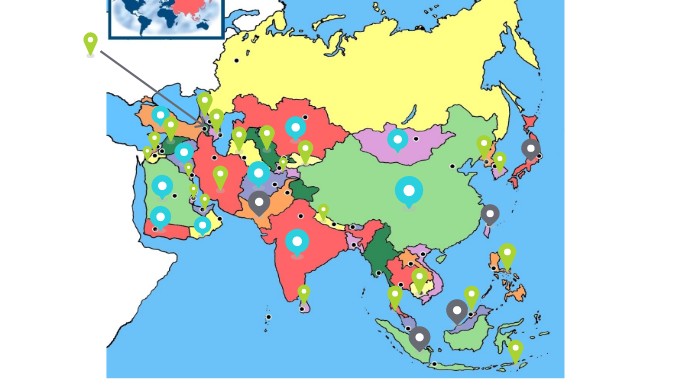 MAPAS DE ASIA 1º ESO | Genially
