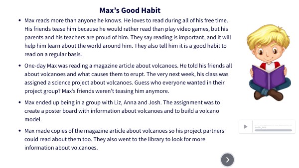 Reading lesson week 1