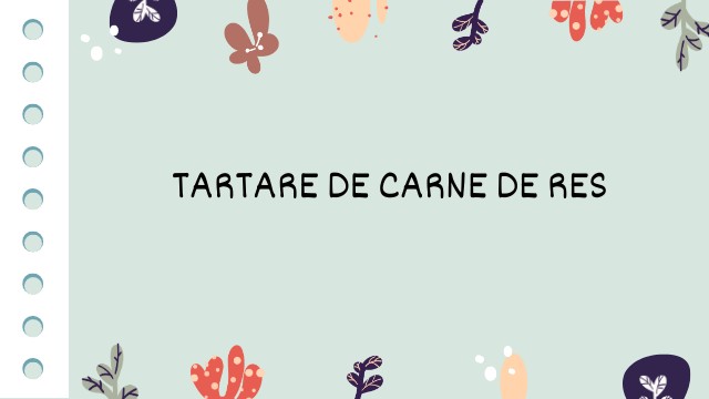 tartare de res | Genially