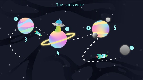 The Universe 3 4 5 years old | Genially