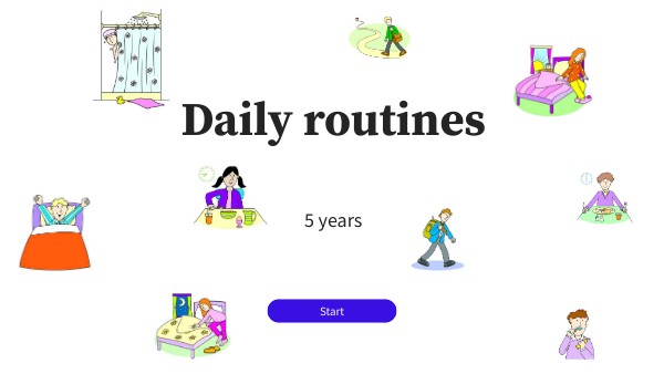 daily routines 5 años | Genially