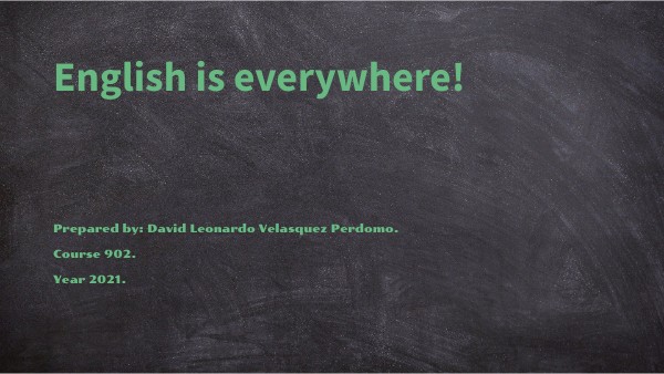 English is everywhere!