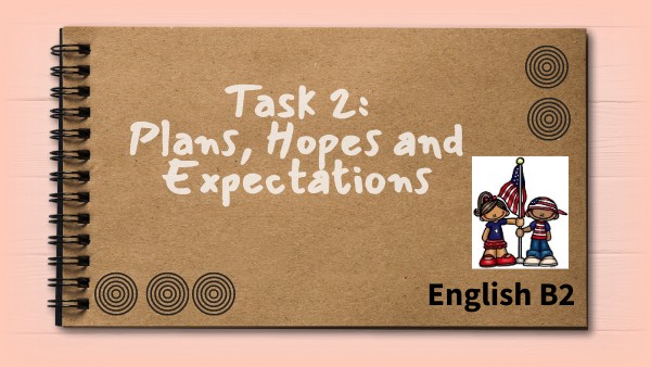Task 2 - Plans, Hopes and Expectations