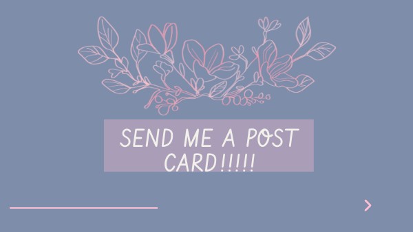 Send me a post card | Genially