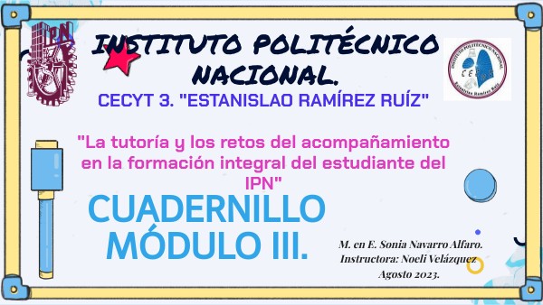 CUADERNILLO MÓDULO III | Genially