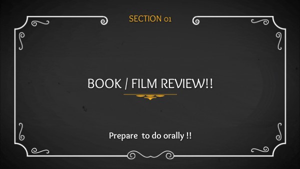 Film/Book review (te) | Genially