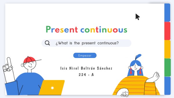 PRESENT CONTINUOUS