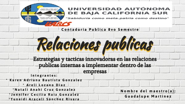 TECNICAS DE RRPP | Genially