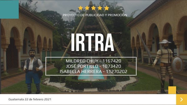 PRESENTACIÓN IRTRA | Genially