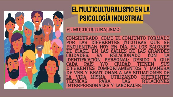 Multiculturalismo y Psicología Industrial | Genially