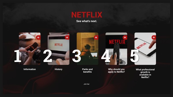 Netflix job fair | Genially