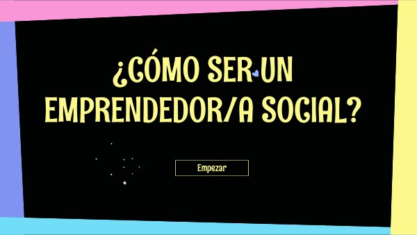 Emprendedor social | Genially