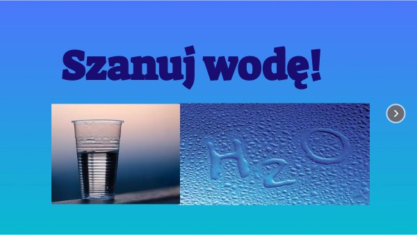 Szanuj wodę! | Genially