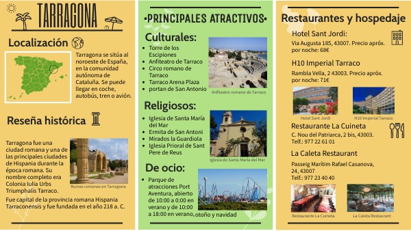 Folleto turístico | Genially