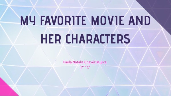 Presentation of My Favorite Movie