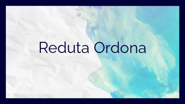 Reduta ordona projekt | Genially