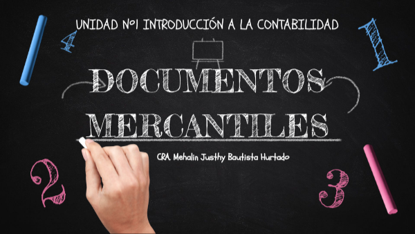UNIDAD 1 - DOCUMENTOS MERCANTILES con I