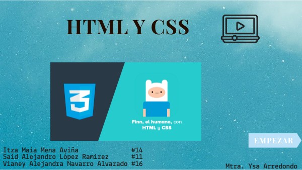 HTML, HTM5 y CSS | Genially