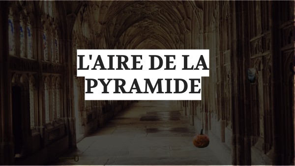 L'aire de la Pyramide HP | Genially
