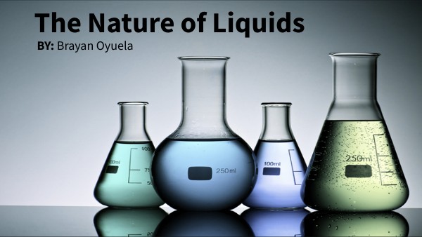 The Nature of Liquids