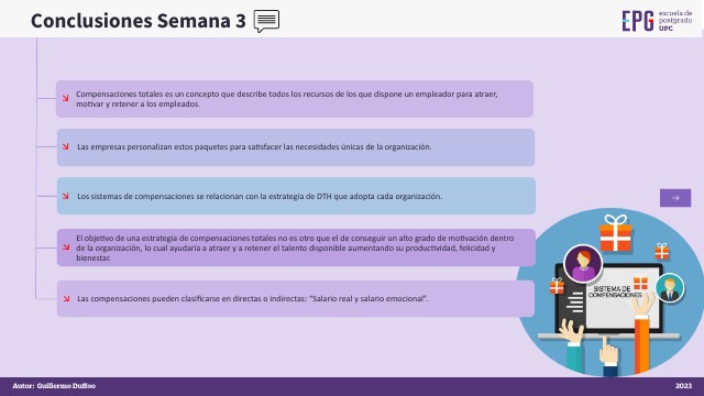 DTH_Conclusiones de semana 3 | Genially