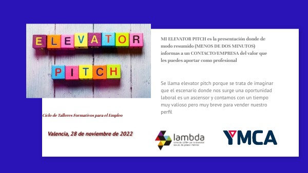 SESION LAMBDA ELEVATOR PITCH | Genially