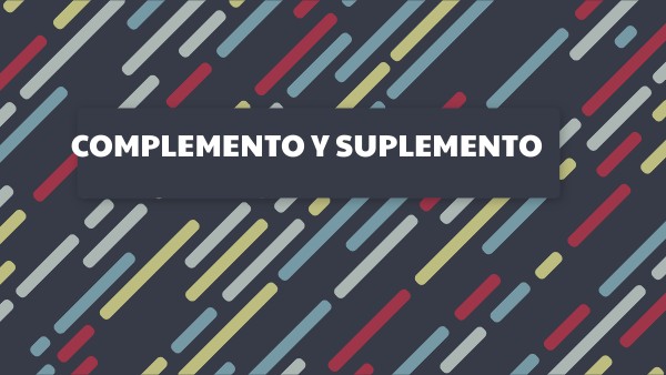 COMPLEMENTO | Genially