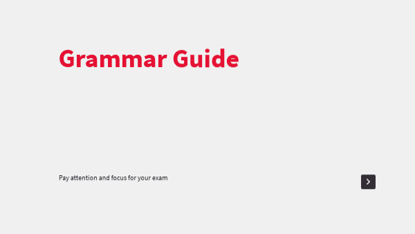 Grammar Guide