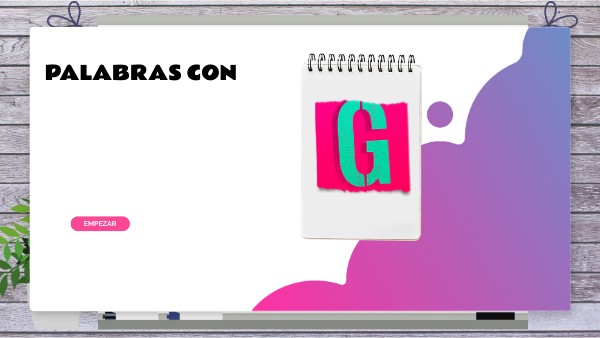 Palabras con "G" | Genially