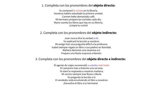 Directo, indirecto | Genially