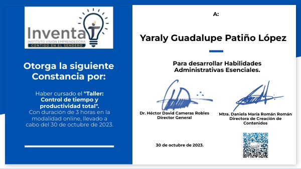 CERTIFICADO SIMPLE | Genially