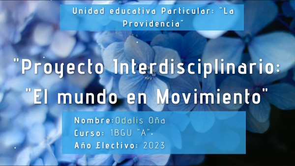 Proyecto Interdisciplinario de computación | Genially