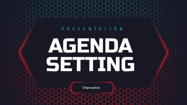 AGENDA SETTING | Genially