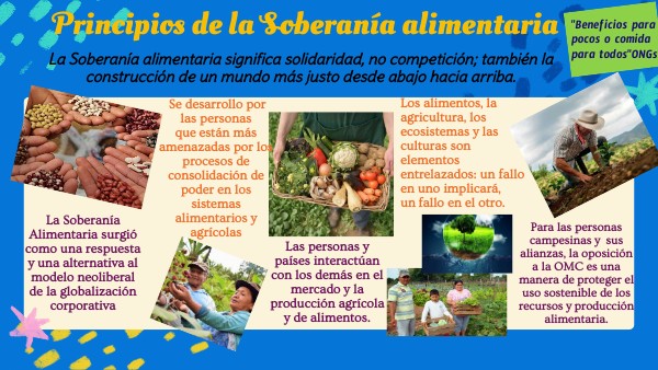 Principios de la Soberanía alimentaria | Genially