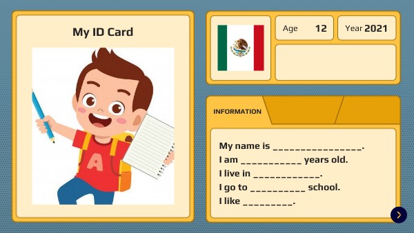 My ID card | Genially