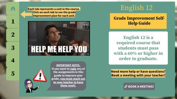 Grade Improvement Genially