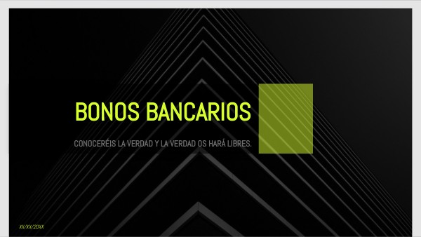 BONOS BANCARIOS | Genially