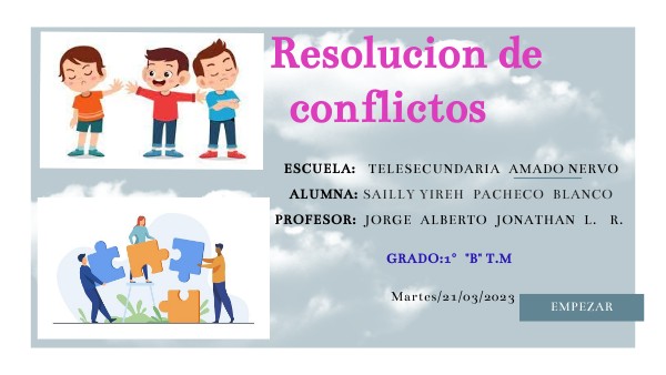 PRESENTACIÓN RESOLUCIÓN DE CONFLICTOS