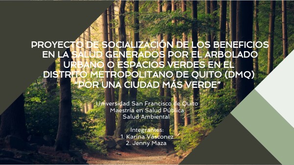 PRESENTACIÓN SALUD AMBIENTAL | Genially