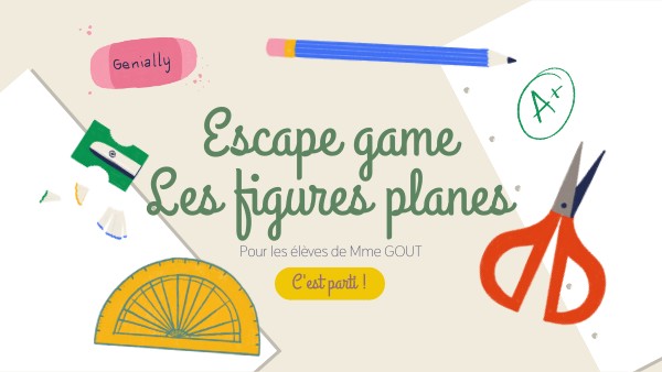 Escape game - Figures planes | Genially