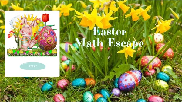 Easter math escape