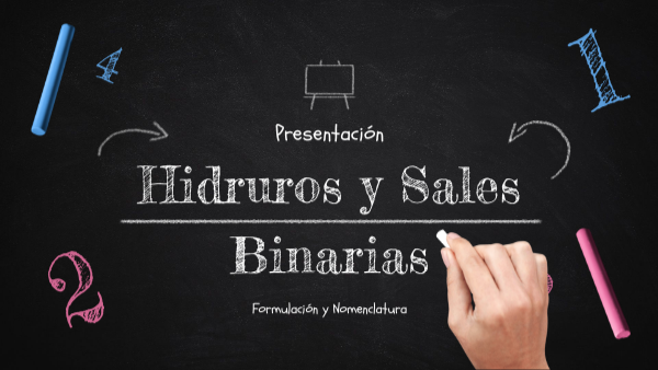 Hidruros y Sales Binarias | Genially