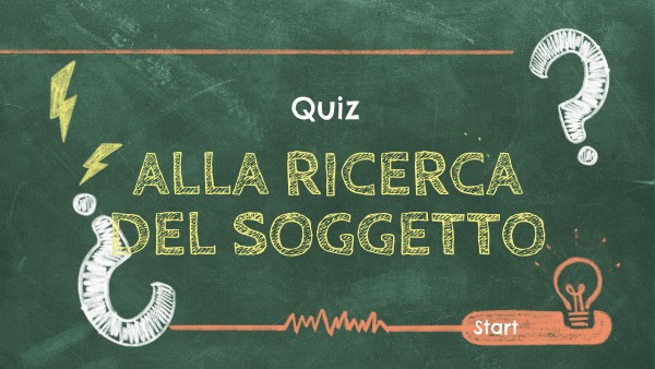 alla ricerca del soggetto | Genially