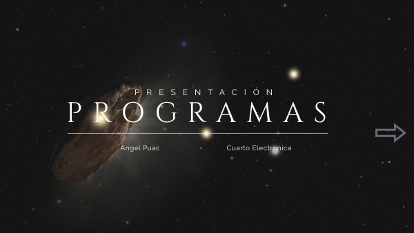 Programas | Genially