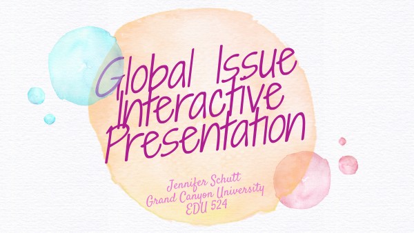 Global Issue Interactive Presentation | Genially