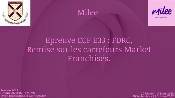 Epreuve E33 Océane ANTOINE TMCVB
