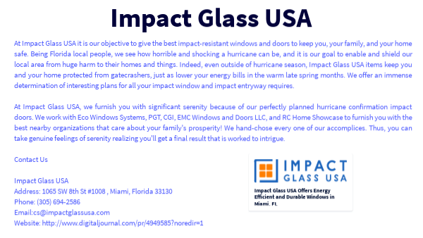 Impact Glass USA